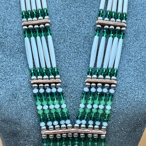 Womans Beaded Bone Breastplate W/ Earrings Turtle Clan - Etsy