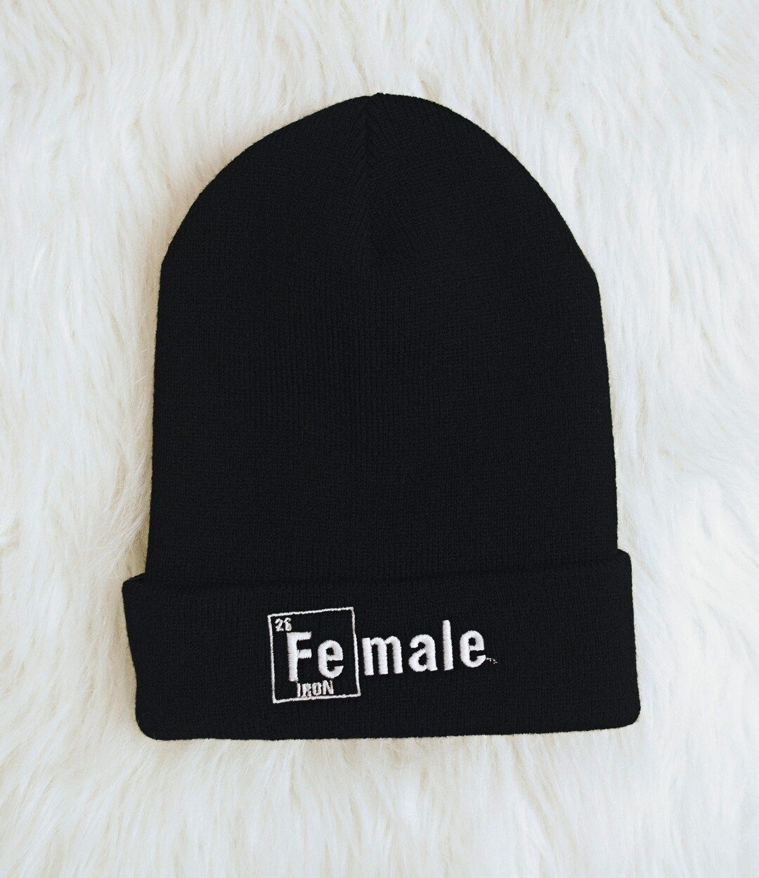 Women's Bodybuildher™ "iron Female" Cuffed Knit Cap-winter Hat-beanies ...
