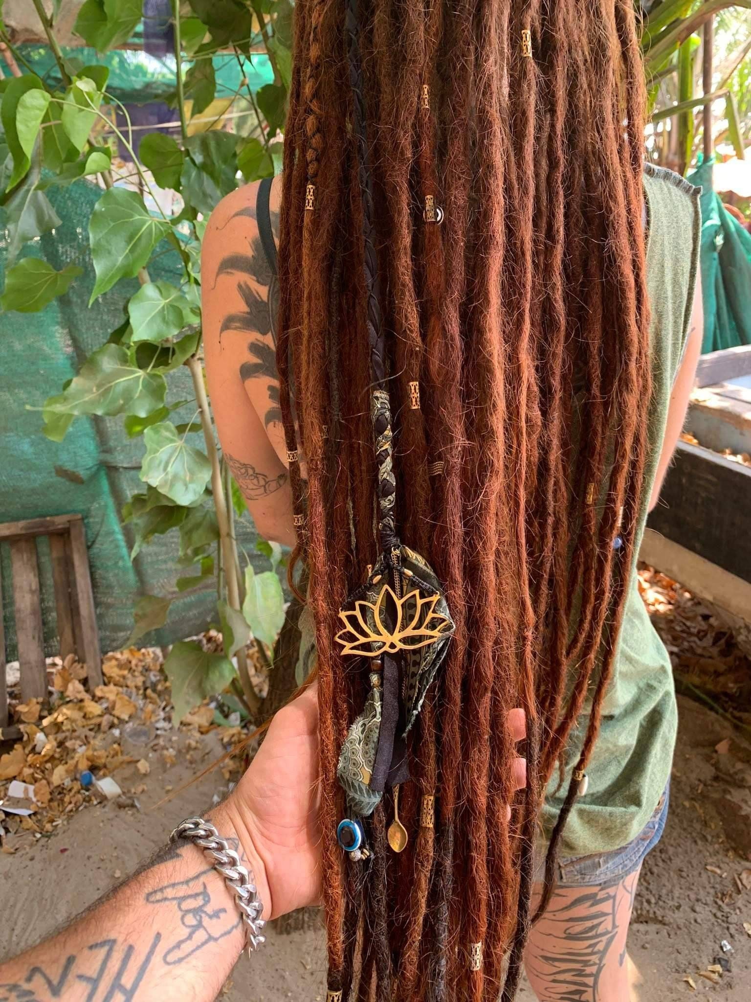 Dreadlocks Jewelry Removable Hair Band Hippie Psytrance - Etsy