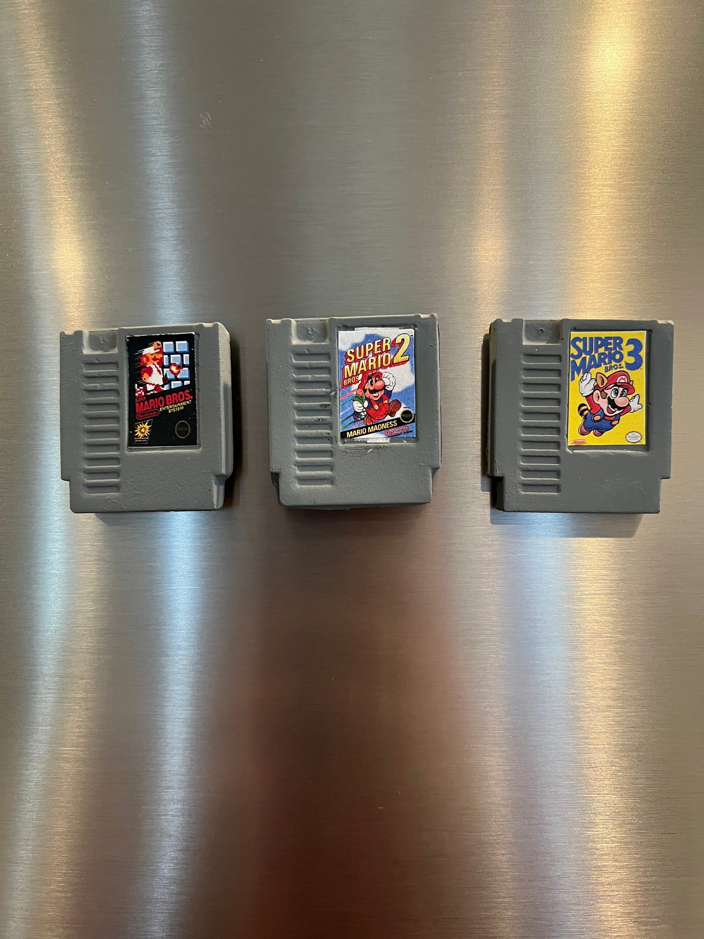 Nintendo Cartridge Magnets: Super Mario Bros. Dr. Mario A - Etsy