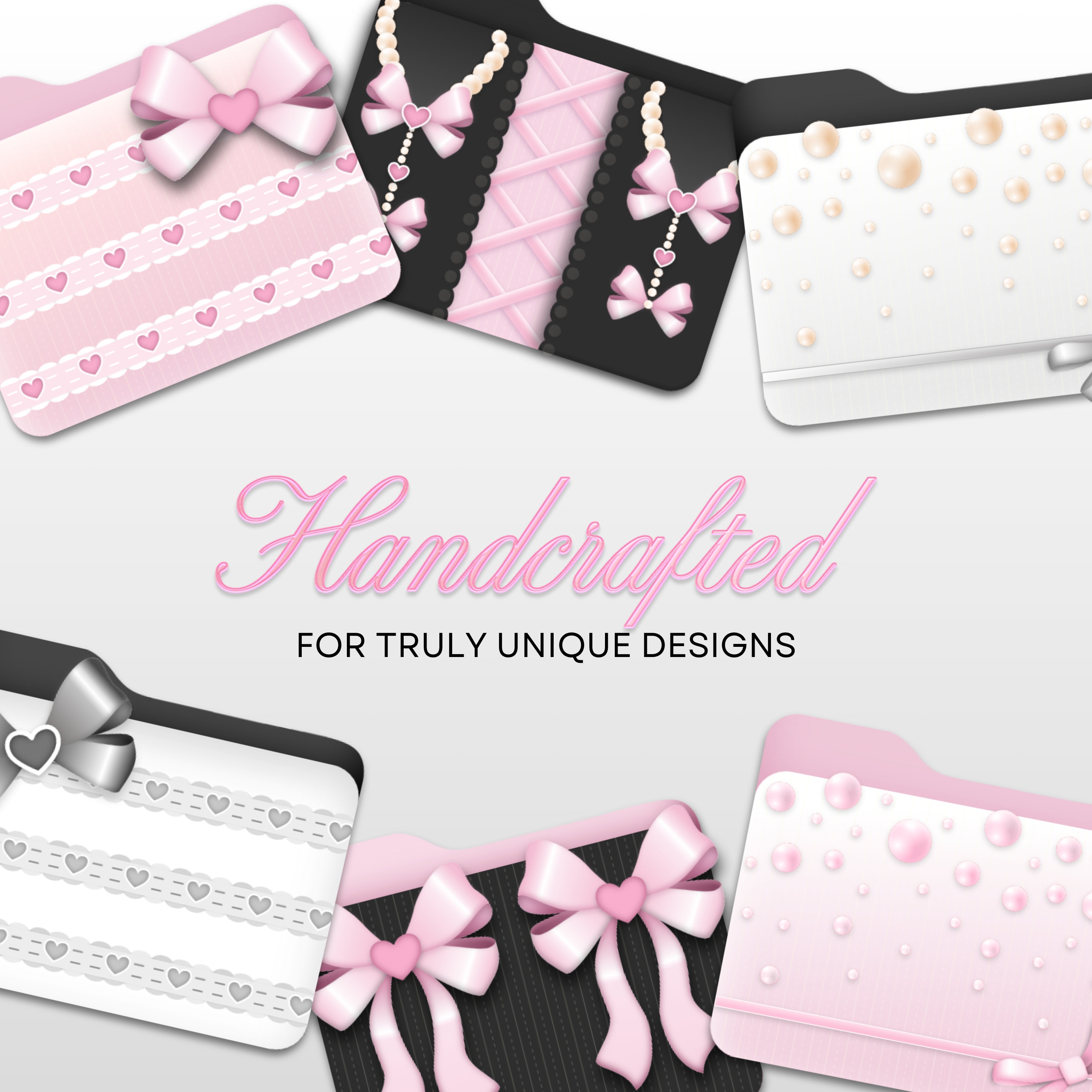 Coquette Bow Icon, Vintage Pink Girly Icon Pack, Pink Coquette Heart ...