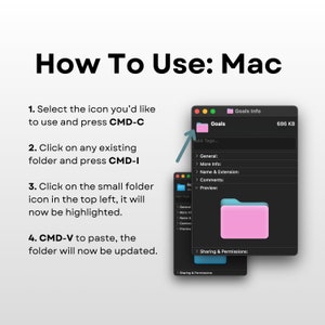 Pink Mac Folder Icons, Mac OS Folders, Desktop File Icons, Pink Mac ...