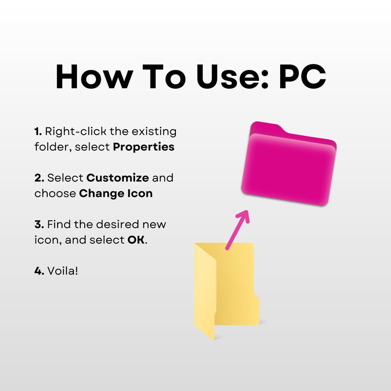 Pink Icons, Pink Icon Pack, Pink Mac, Mac Folder Icons, PC Icon Set ...