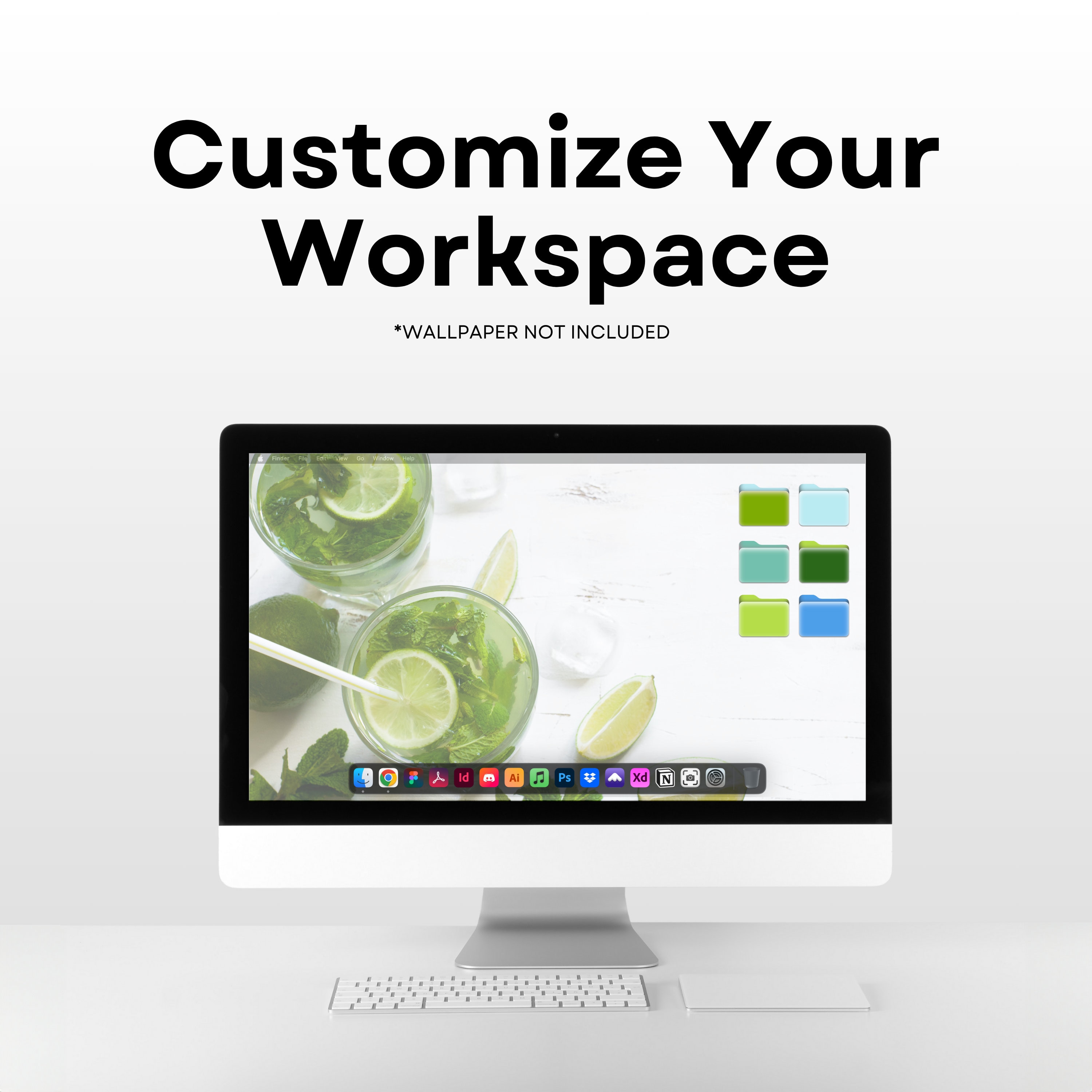 Mac Folder Icons, PC Folders, Colorful Desktop File Icons, Mac ...