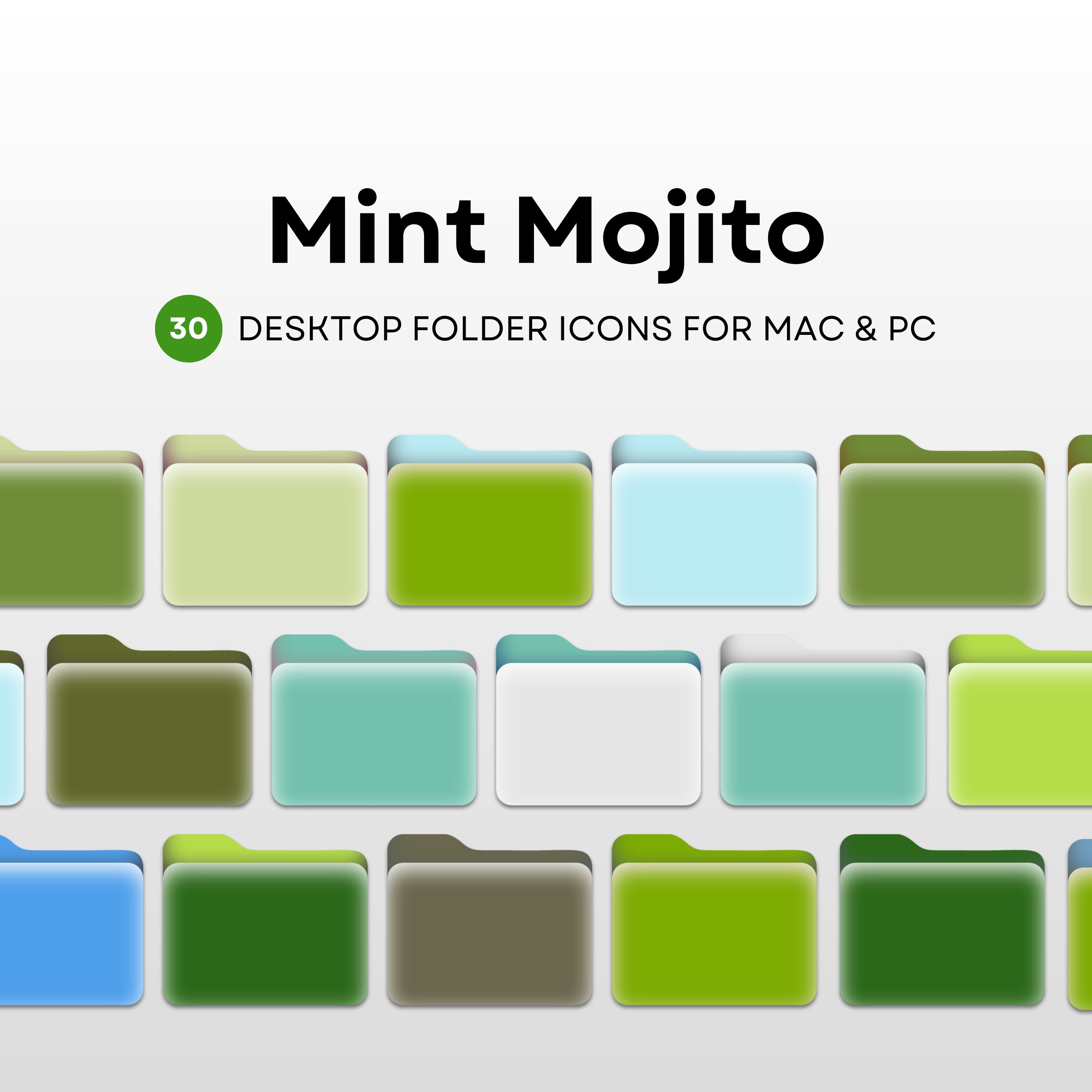 Mac Folder Icons, PC Folders, Colorful Desktop File Icons, Mac ...
