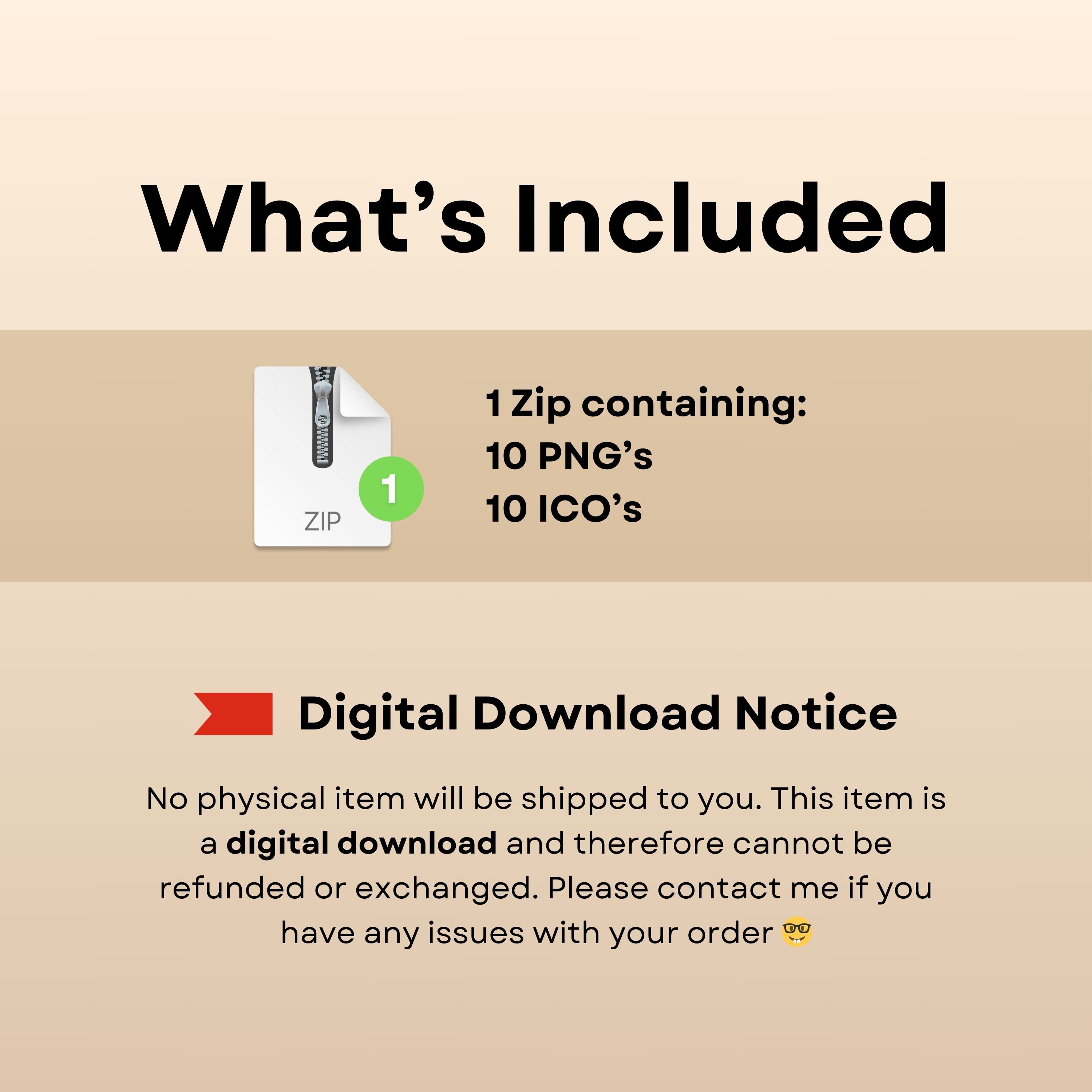 Food Mac & PC Folder Icons, Mac OS Folders, Desktop File Icons, Mac ...