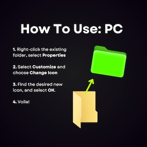 Neon Icons, Mac Desktop Organizer, Mac File Icons, Mac Folder Icons ...