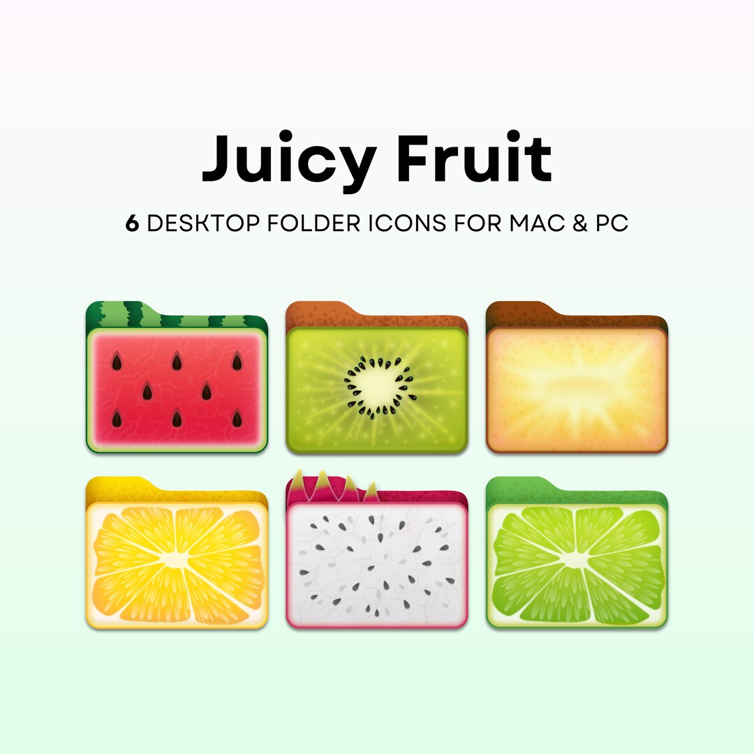 Desktop Folders, Desktop Organization, Mac Folder, Mac Icon, Colorful ...