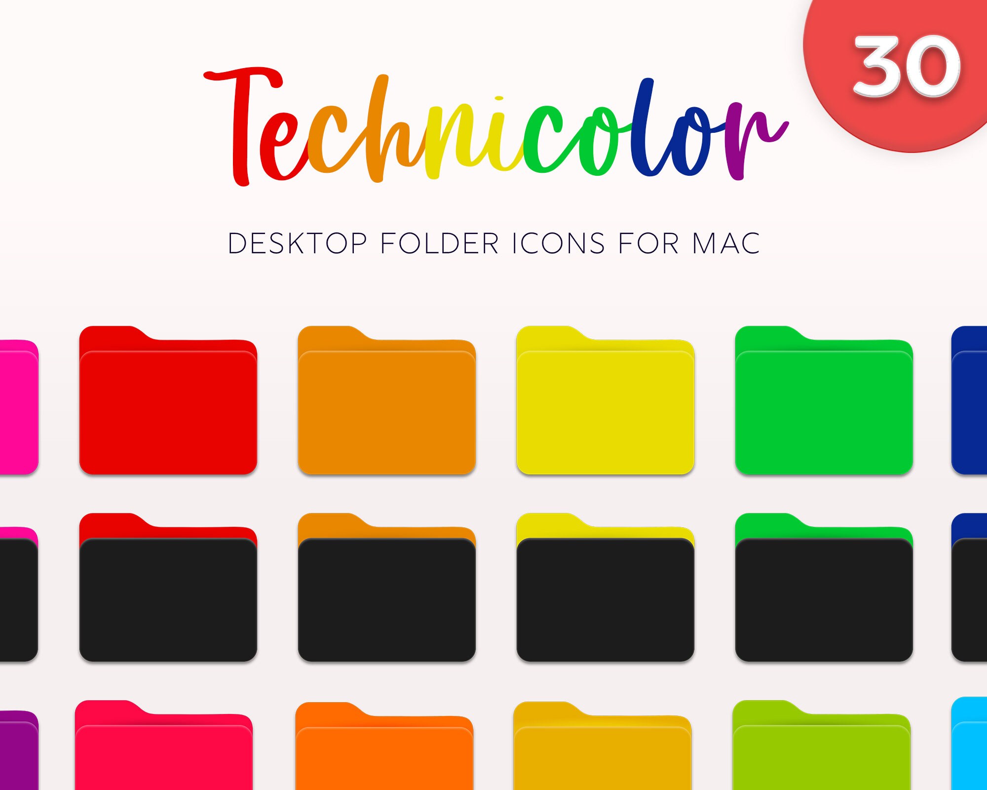 Rainbow Brite PNG Folder Icons for Mac Desktop Icons for Mac - Etsy Canada