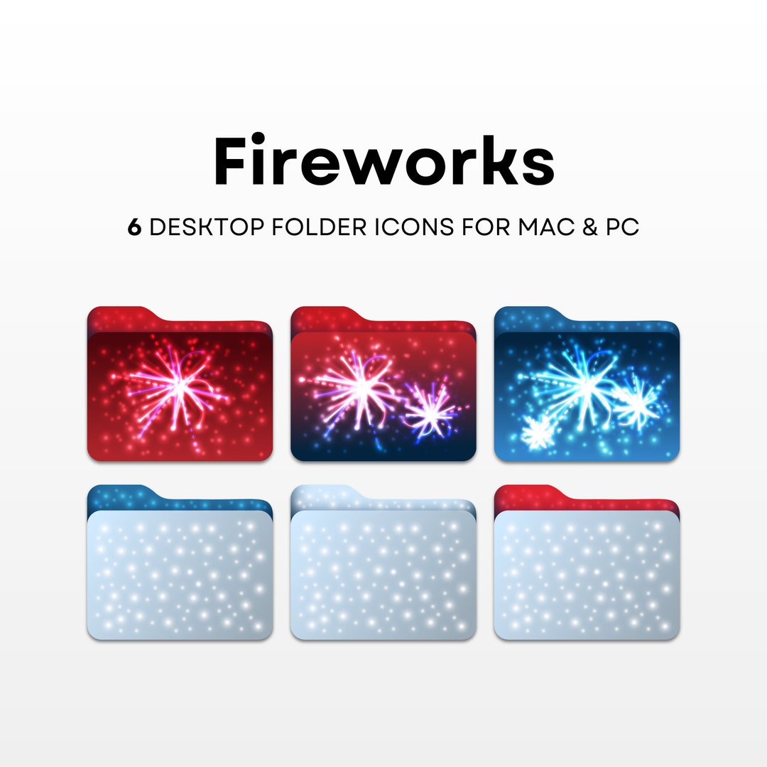 Fourth of July, Mac Folder Icons, Fireworks, PC Icons, Mac OS Folder ...