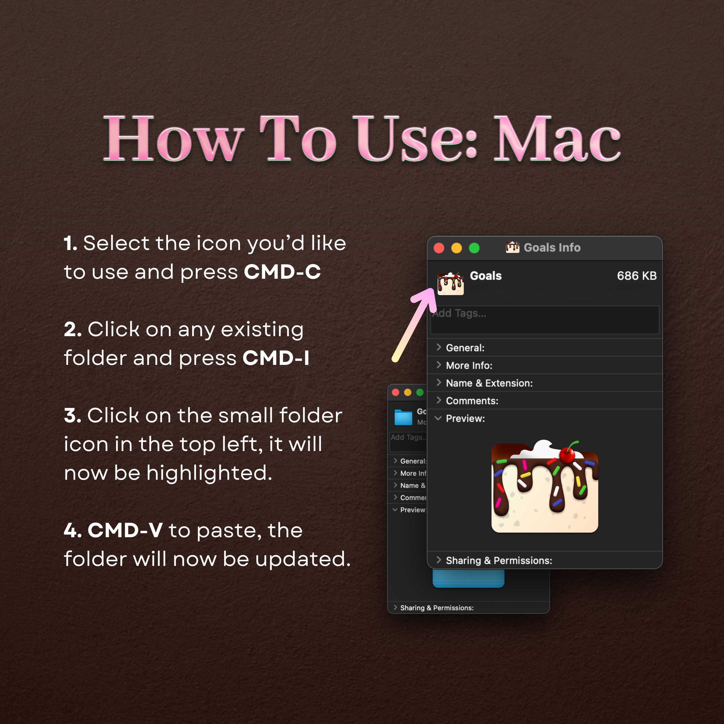 Desktop Icon Bundle, Mac Folder Icon, Windows File Icons, Mac Folder ...