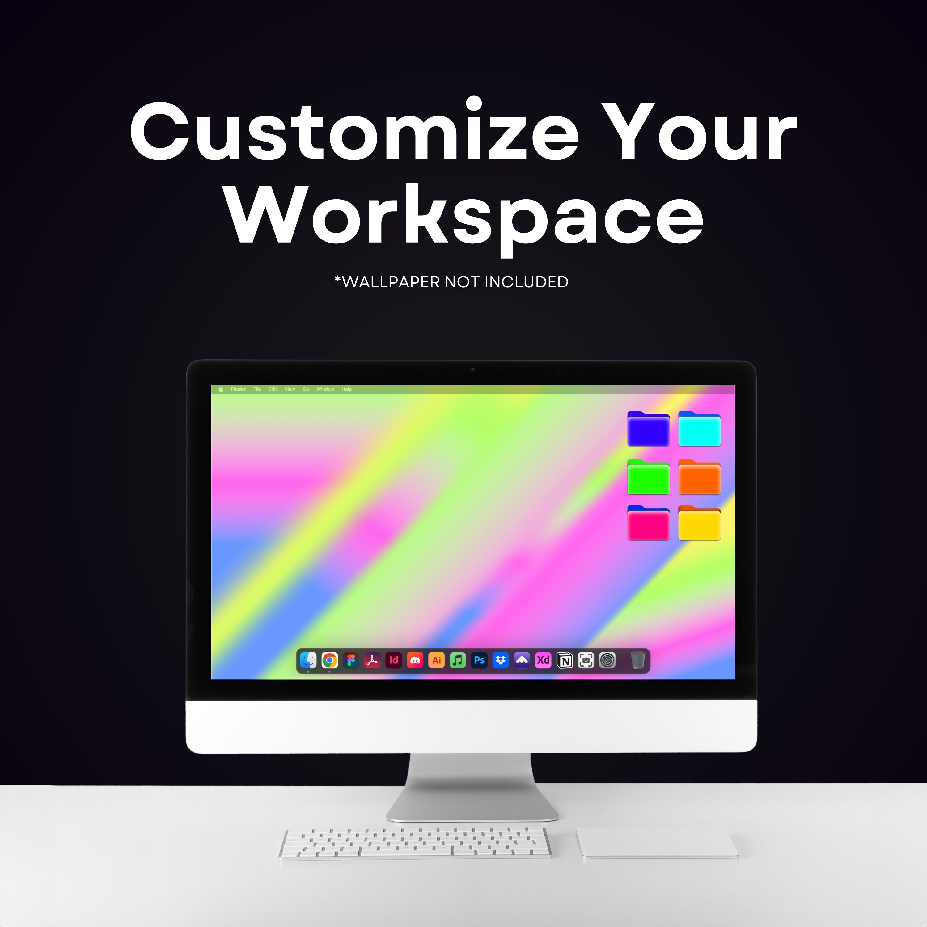 Neon Icons, Mac Desktop Organizer, Mac File Icons, Mac Folder Icons ...