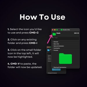 Mac Folder Icons, Rainbow Mac OS Folders, Colorful Desktop File Icons ...