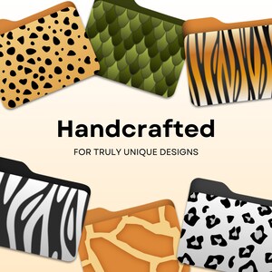 Animal Print Desktop, PC File Folders, Mac File Organization, Animal ...