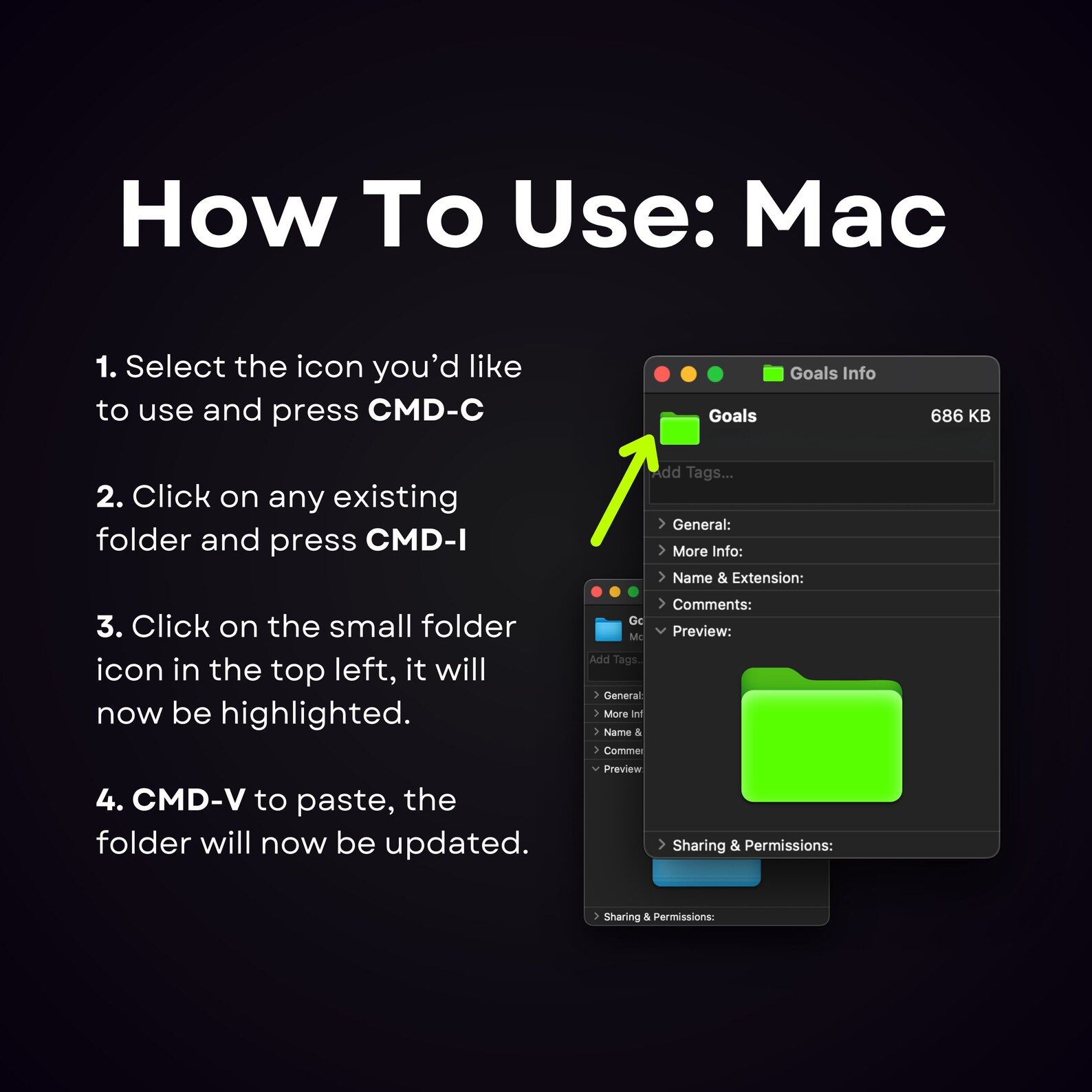 Neon Icons, Mac Desktop Organizer, Mac File Icons, Mac Folder Icons ...