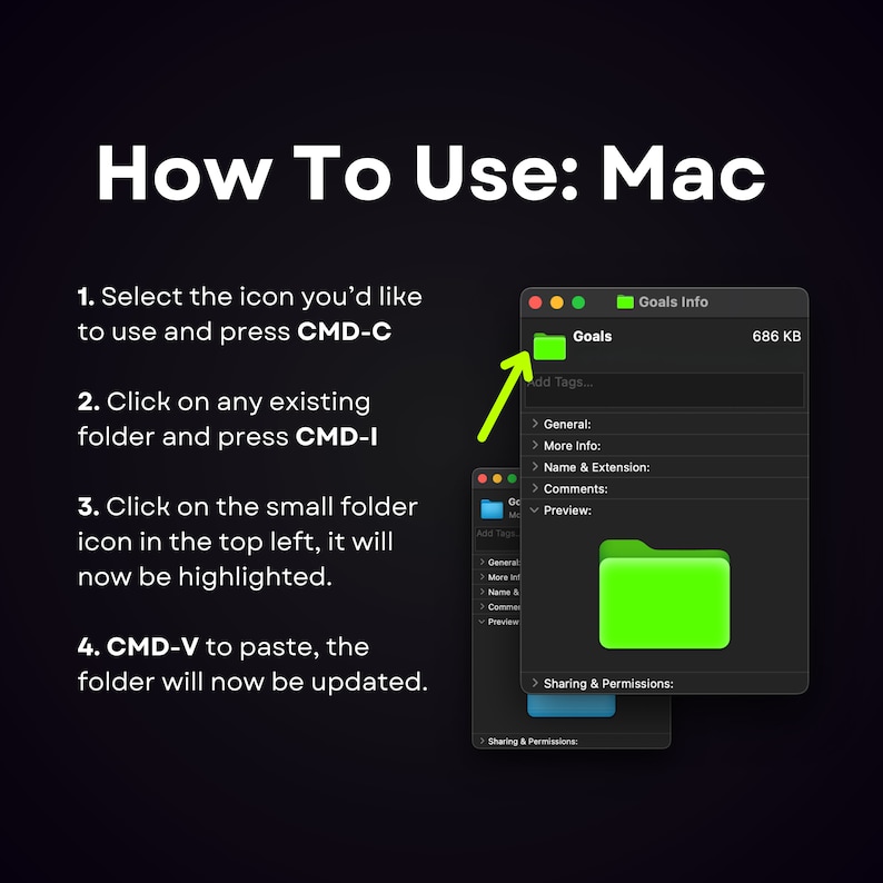 Neon Icons, Mac Desktop Organizer, Mac File Icons, Mac Folder Icons ...