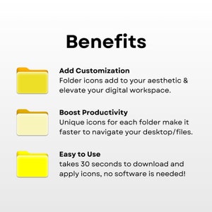 Mac Folder Icons, PC Folders, Desktop File Icons, Yellow Icons, Yellow ...