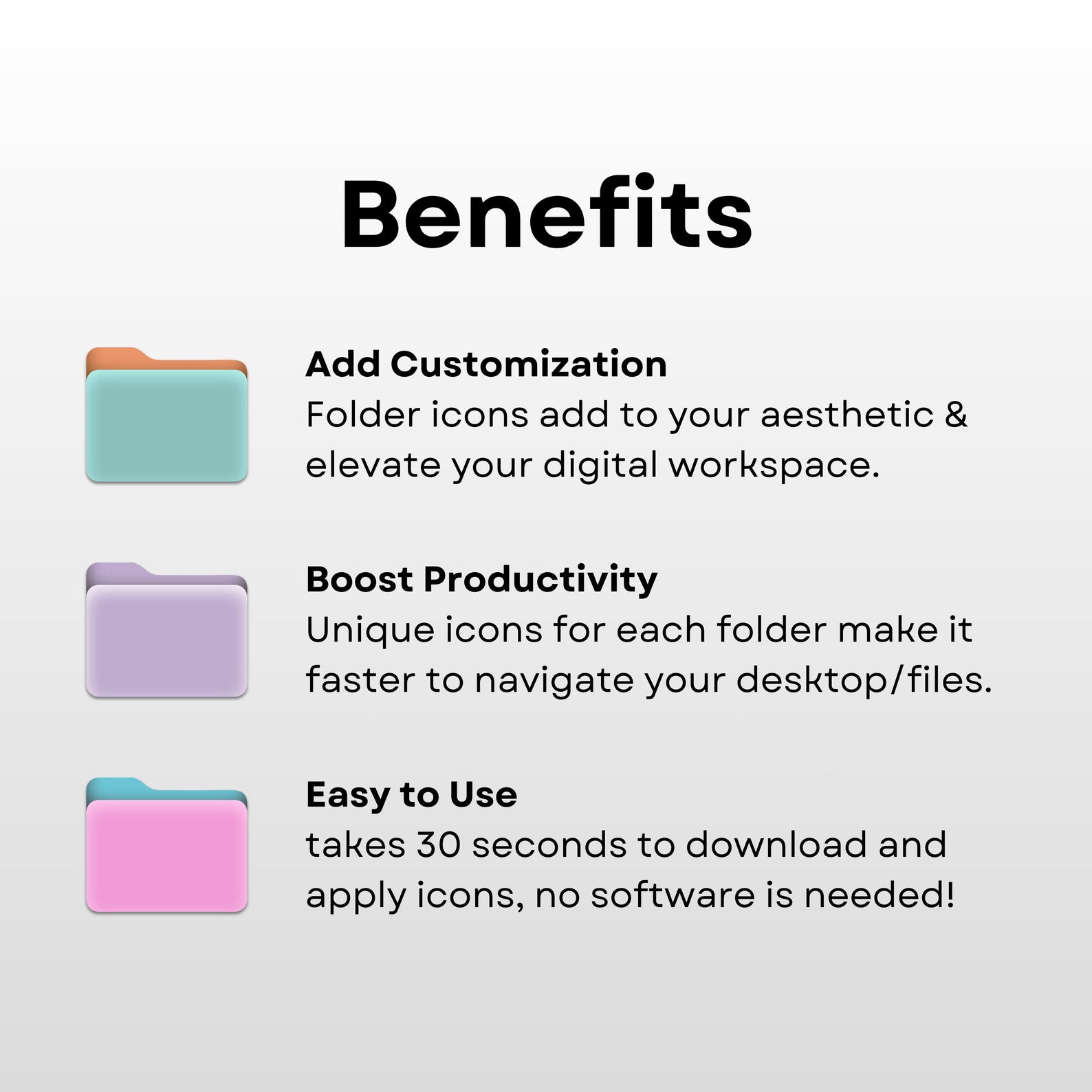 Pink Mac Folder Icons, Mac OS Folders, Desktop File Icons, Pink Mac ...
