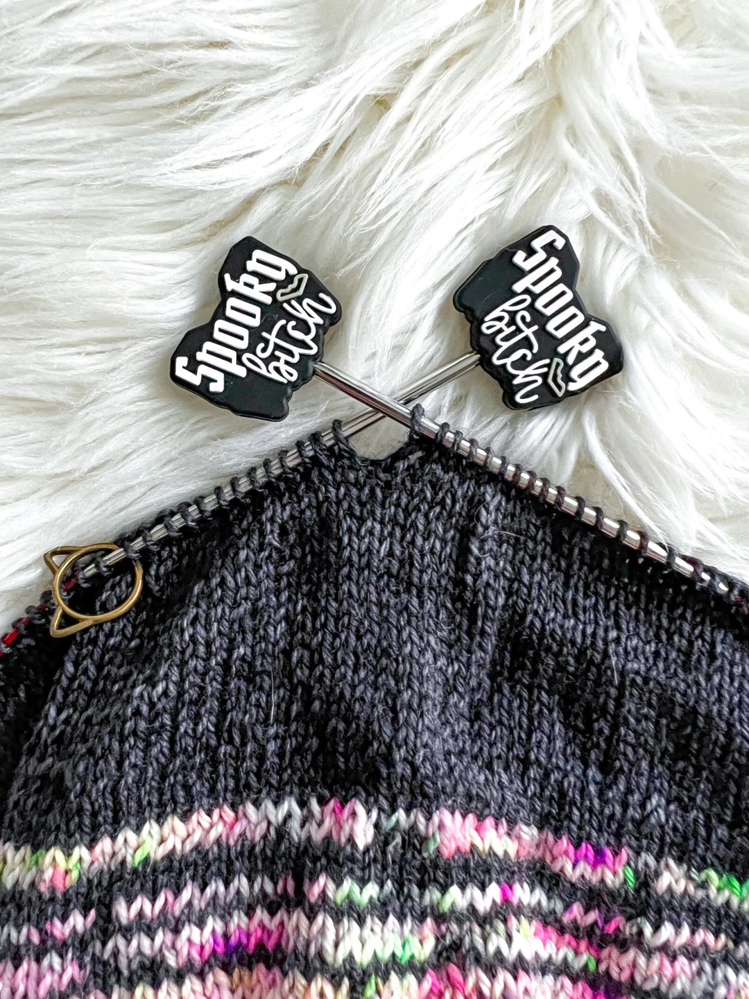 Spooky B Knitting Stitch Stoppers Point Protectors Knit - Etsy
