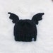 Bat Beanie PATTERN, Knit Crochet Pattern, Halloween Beanie Pattern ...