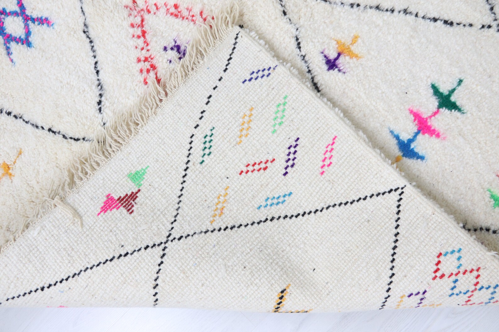 Beni Ourain Rug Authentic Moroccan Rug Custom Beni Ourain - Etsy