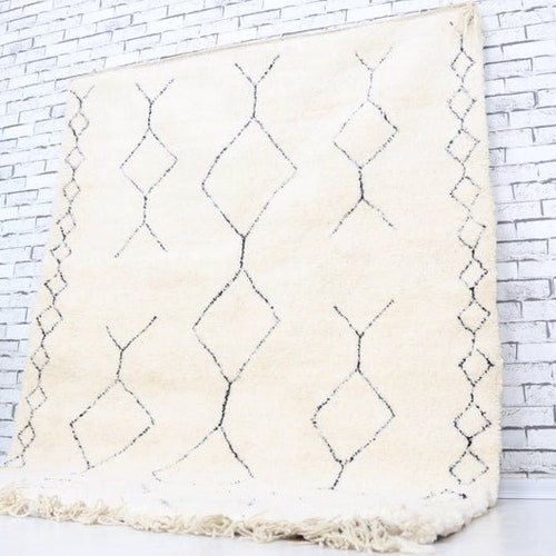 Beni Ourain Rug Authentic Moroccan Rug Custom Beni Ourain - Etsy