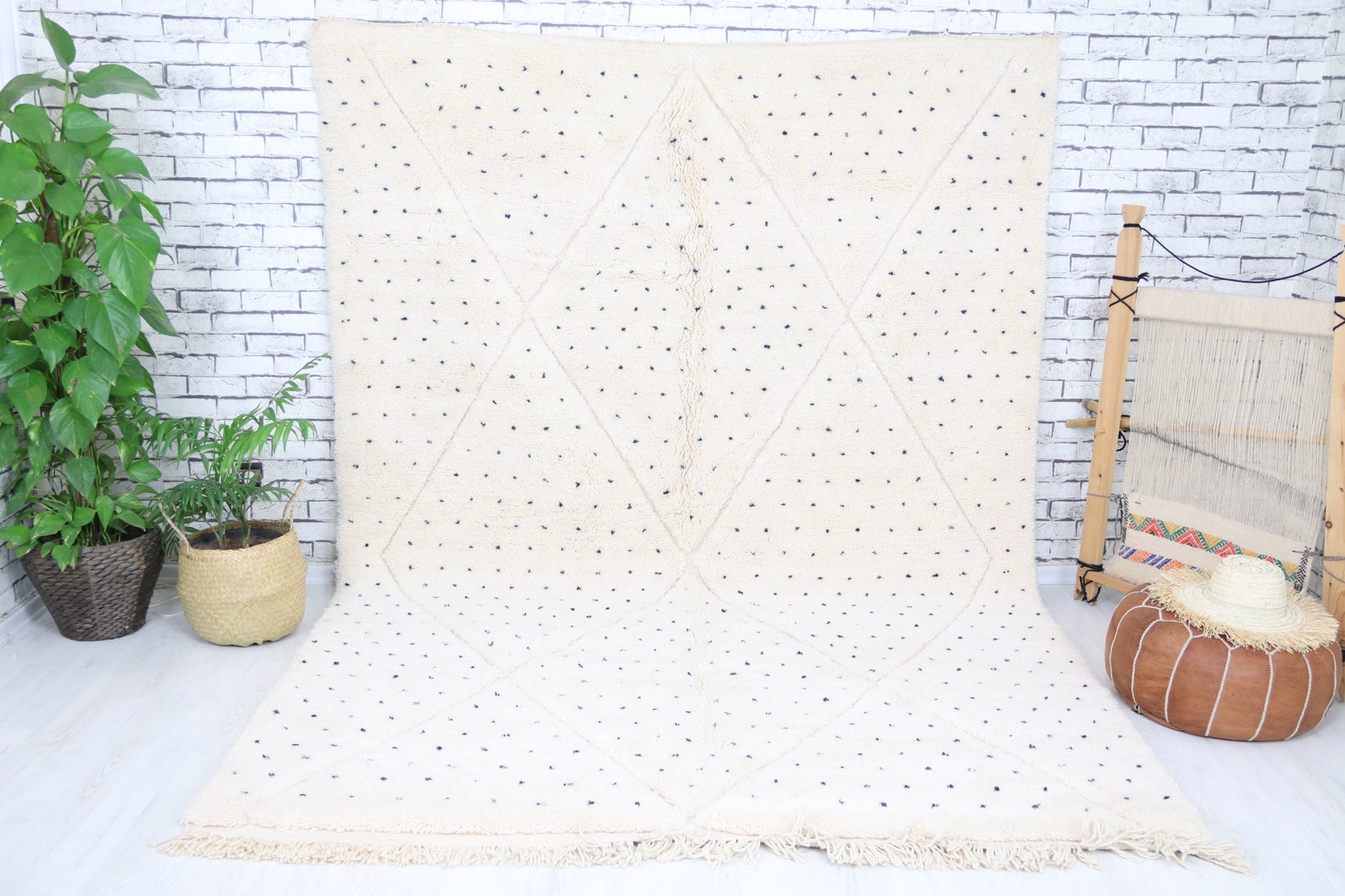 Beni Ourain Rug Authentic Moroccan Rug Custom Beni Ourain - Etsy