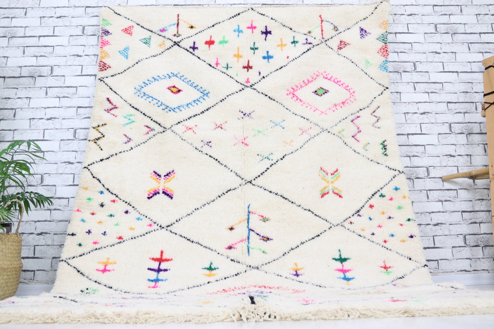 Beni Ourain Rug Authentic Moroccan Rug Custom Beni Ourain - Etsy