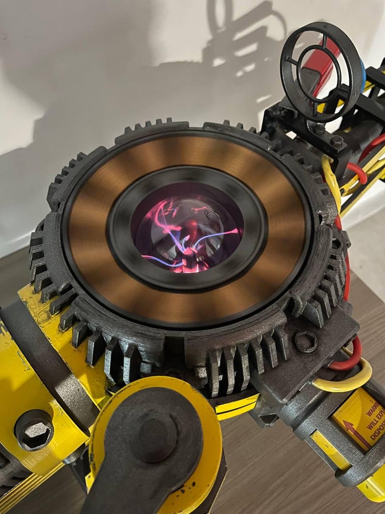 Tesla Rifle Replica – Rotating Plasma Ball, Removable Head, Integrated ...