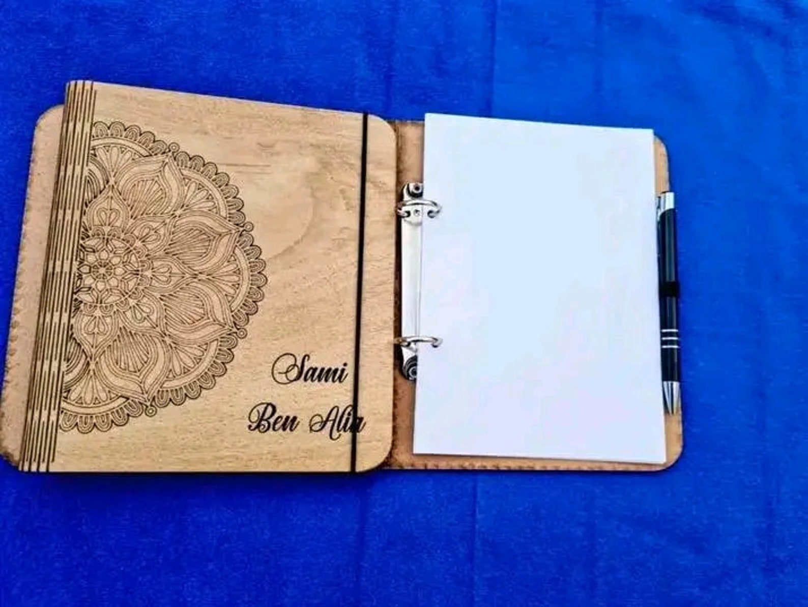 Laser Cut Notebook Cover A5,custom Wood Notebook,valentine Notebook ...