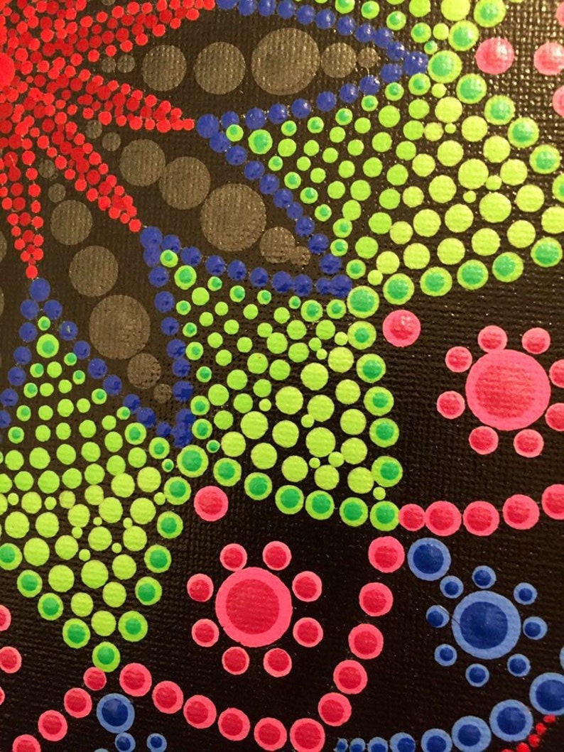 Dot Mandala Flower - Etsy