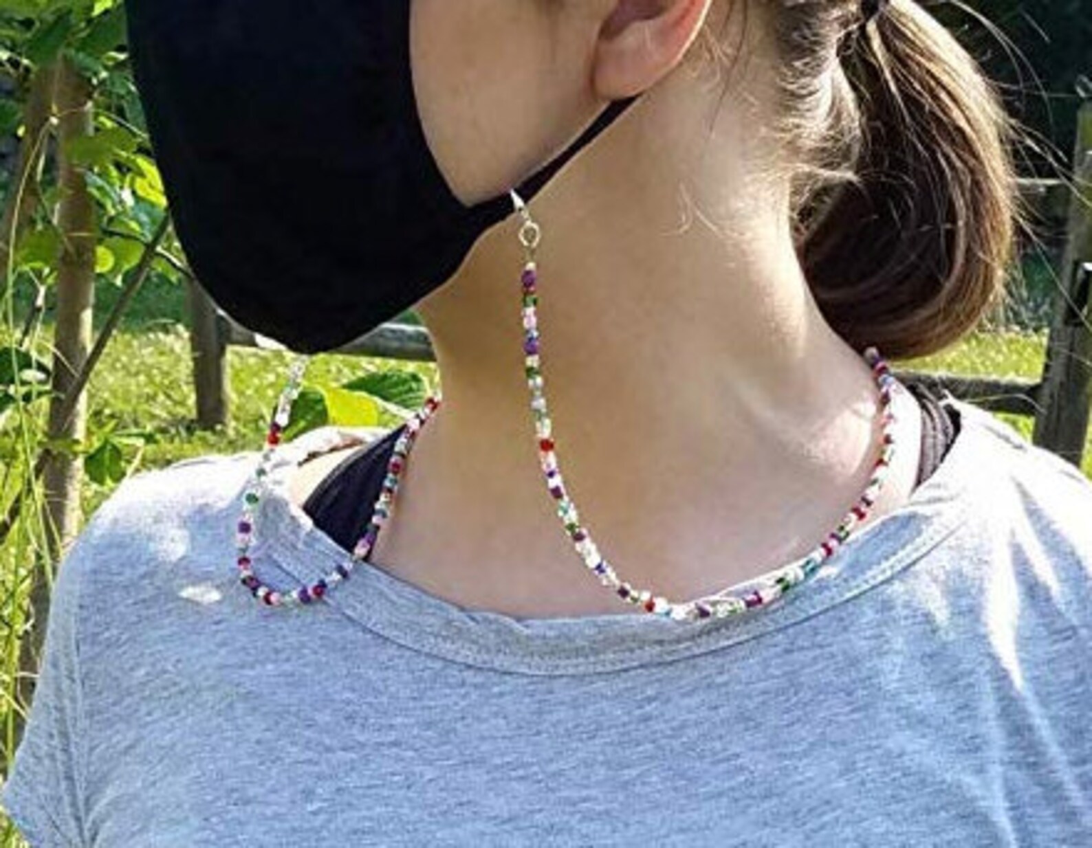 Face Mask Chain Chain Face Mask Mask Lanyard Face Mask | Etsy