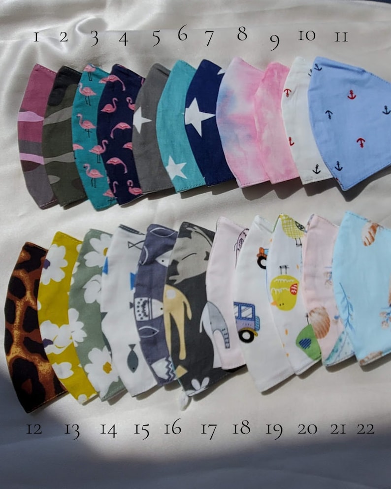 Kid Friendly Face Mask Face Mask With Filter Elephant | Etsy