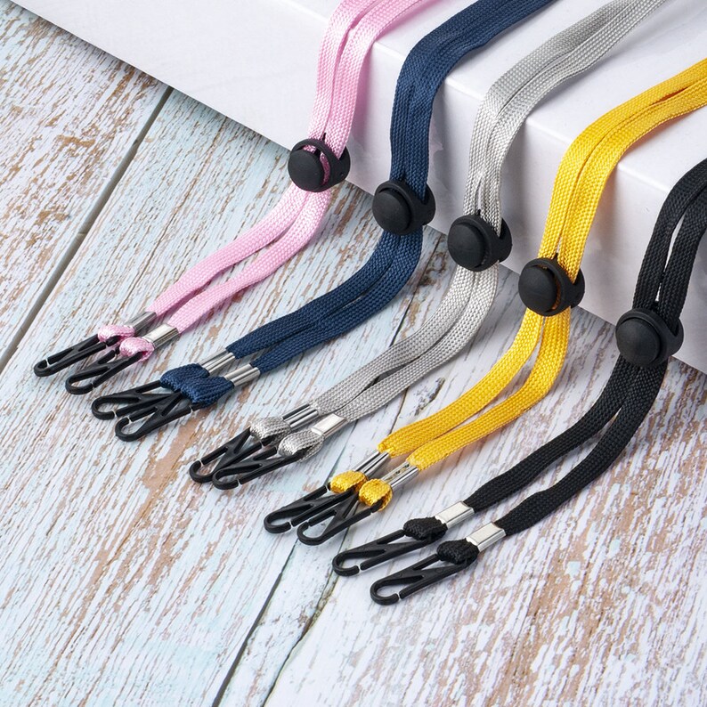 Black Mask Lanyard Face Mask Necklace Face Mask Lanyard - Etsy