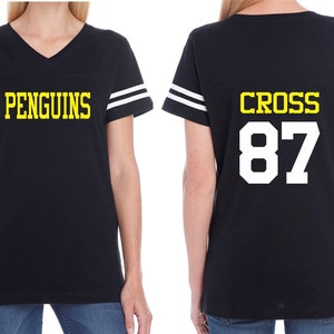 WOMEN'S CUSTOM JERSEY T Shirt Tee Ladies Mom Girl Name Number Gift ...