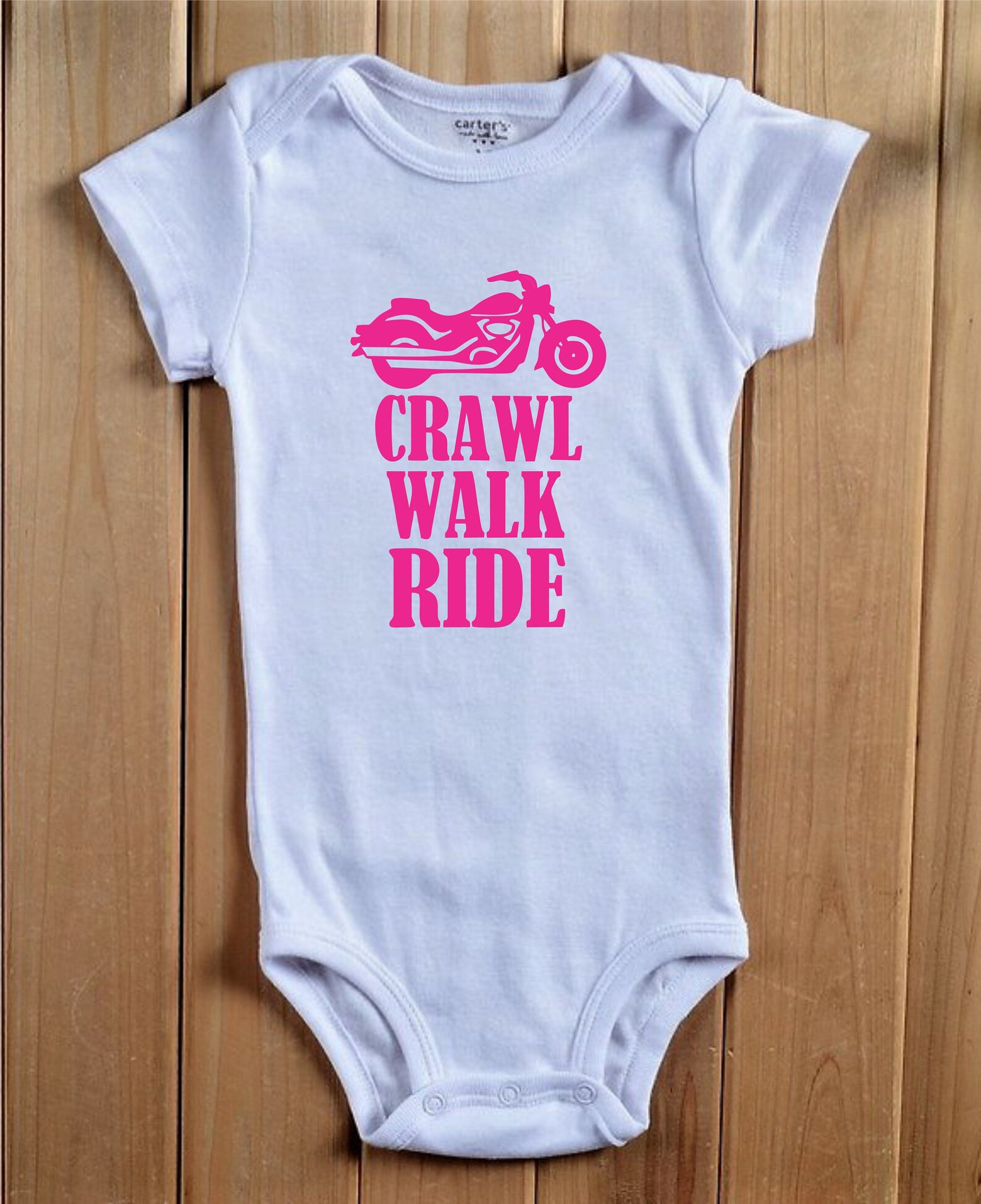 CRAWL WALK RIDE Baby Onesie ® One Piece Shirt Tee Bodysuit | Etsy