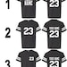 YOUTH CUSTOM JERSEY T Shirt Tee Kids Toddler Child Name Number Birthday ...