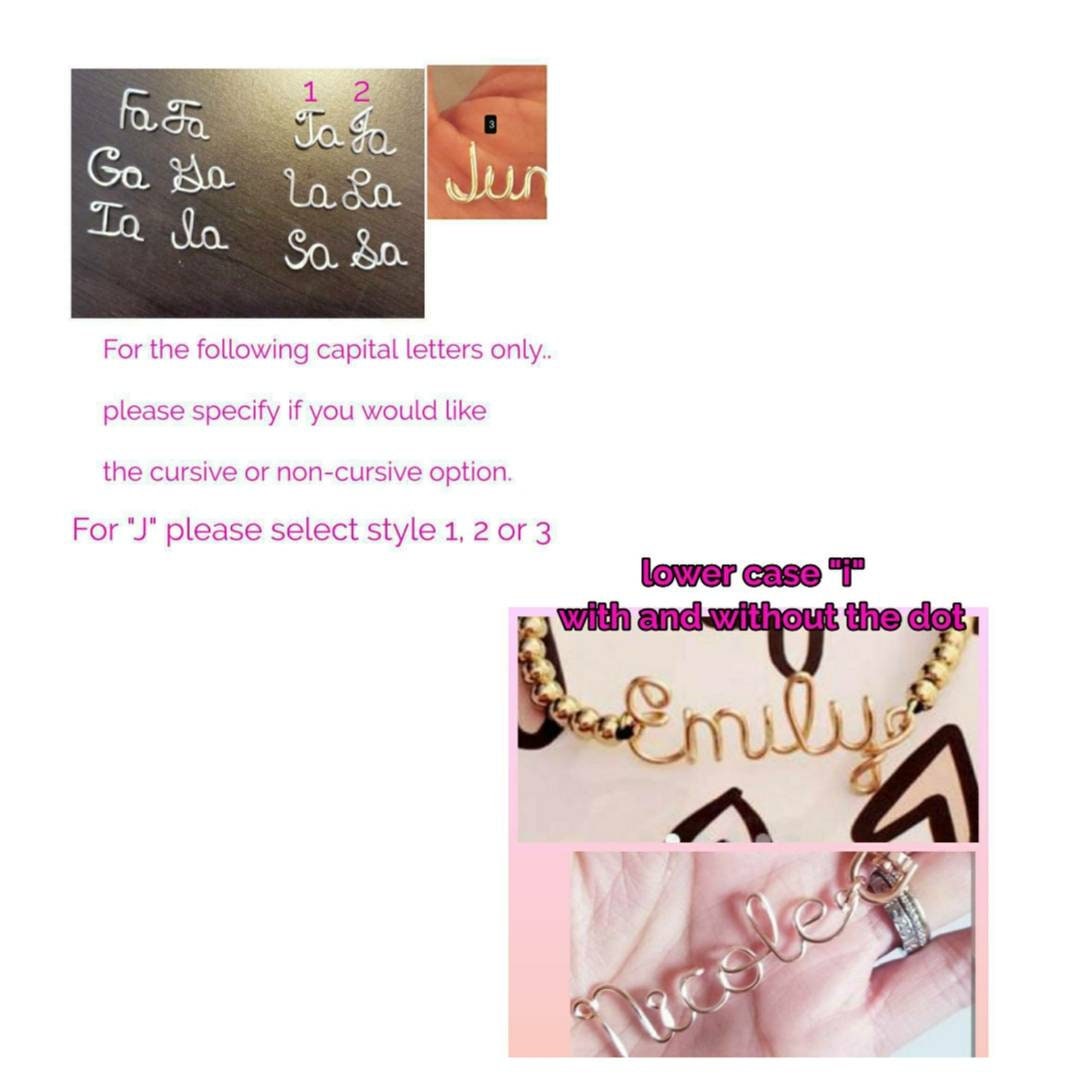 Custom Name Keychain With Heart Keyring Wire Name Keychain | Etsy