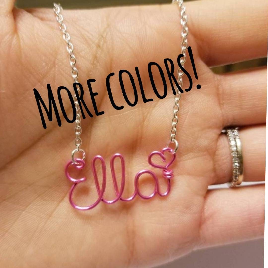 CUSTOM NAME NECKLACE Name Necklace Personalized Name Gifts - Etsy