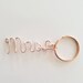 Mrs Keychain, Custom Name Keychain, Name Keychain, Keychain, Custom ...