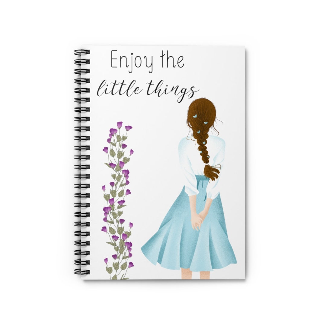 Customizable Enjoy the Little Things Spiral Notebook - Etsy