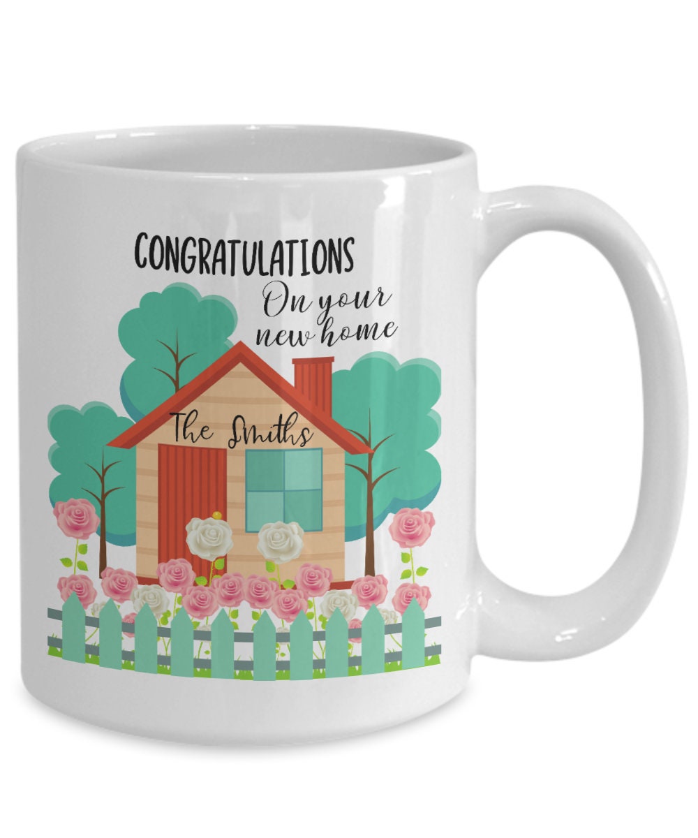 Personalized Congratulations New Home Coffee Mug Customized - Etsy