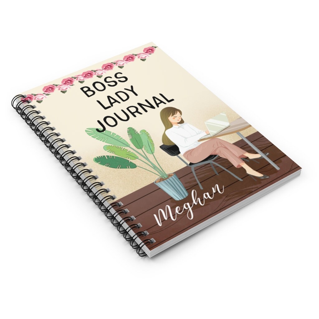 Personalized Boss Lady Journal for Mommy Bloggers - Etsy UK