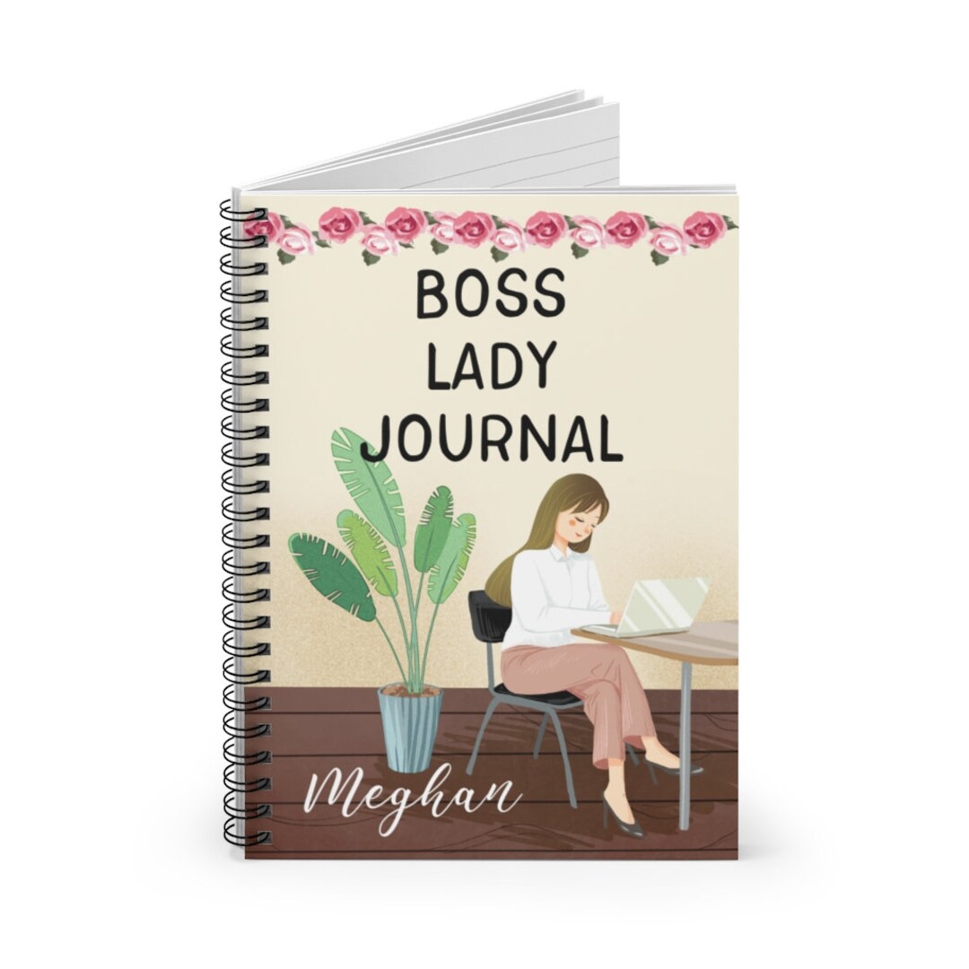 Personalized Boss Lady Journal for Mommy Blogger - Etsy UK