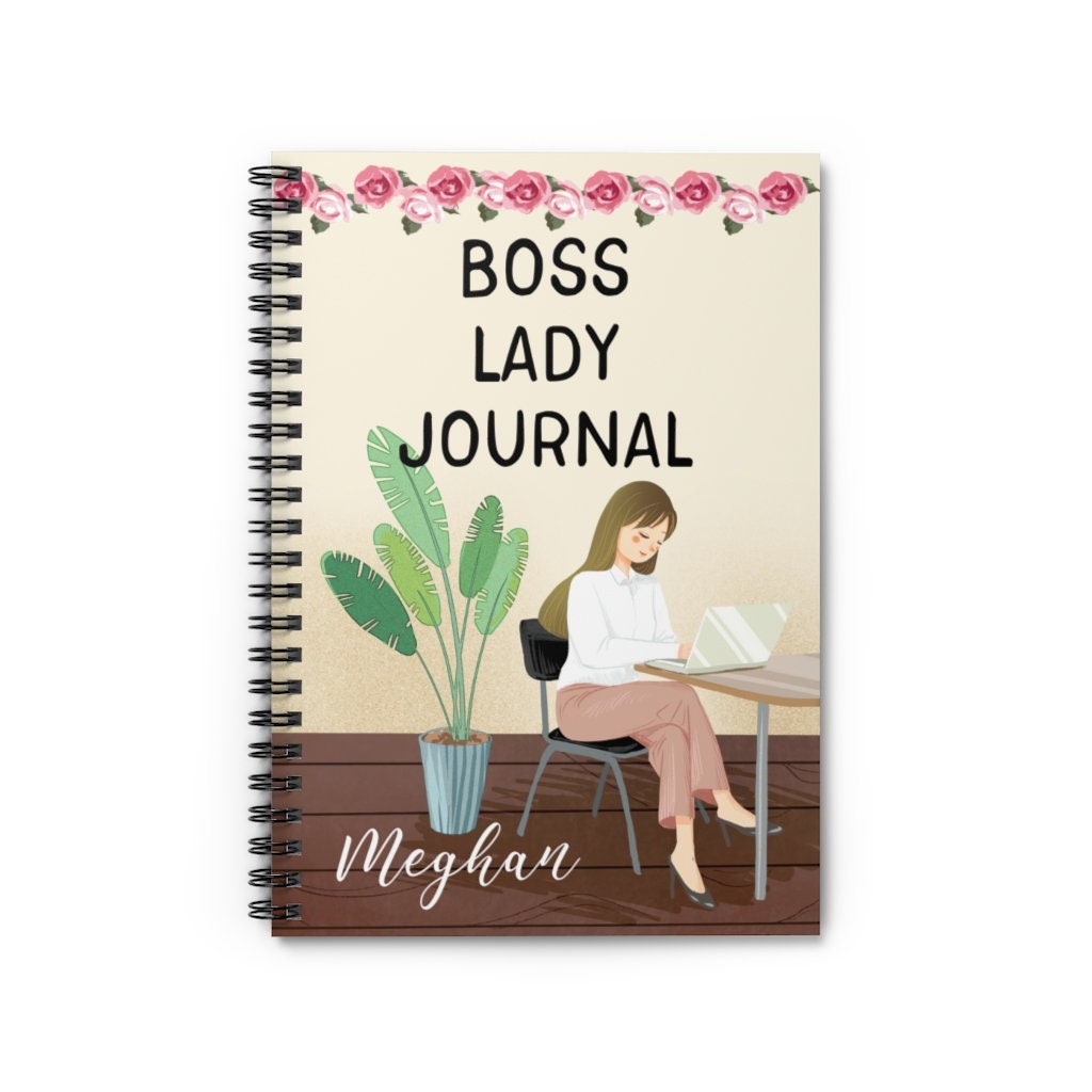 Personalized Boss Lady Journal for Mommy Bloggers - Etsy UK