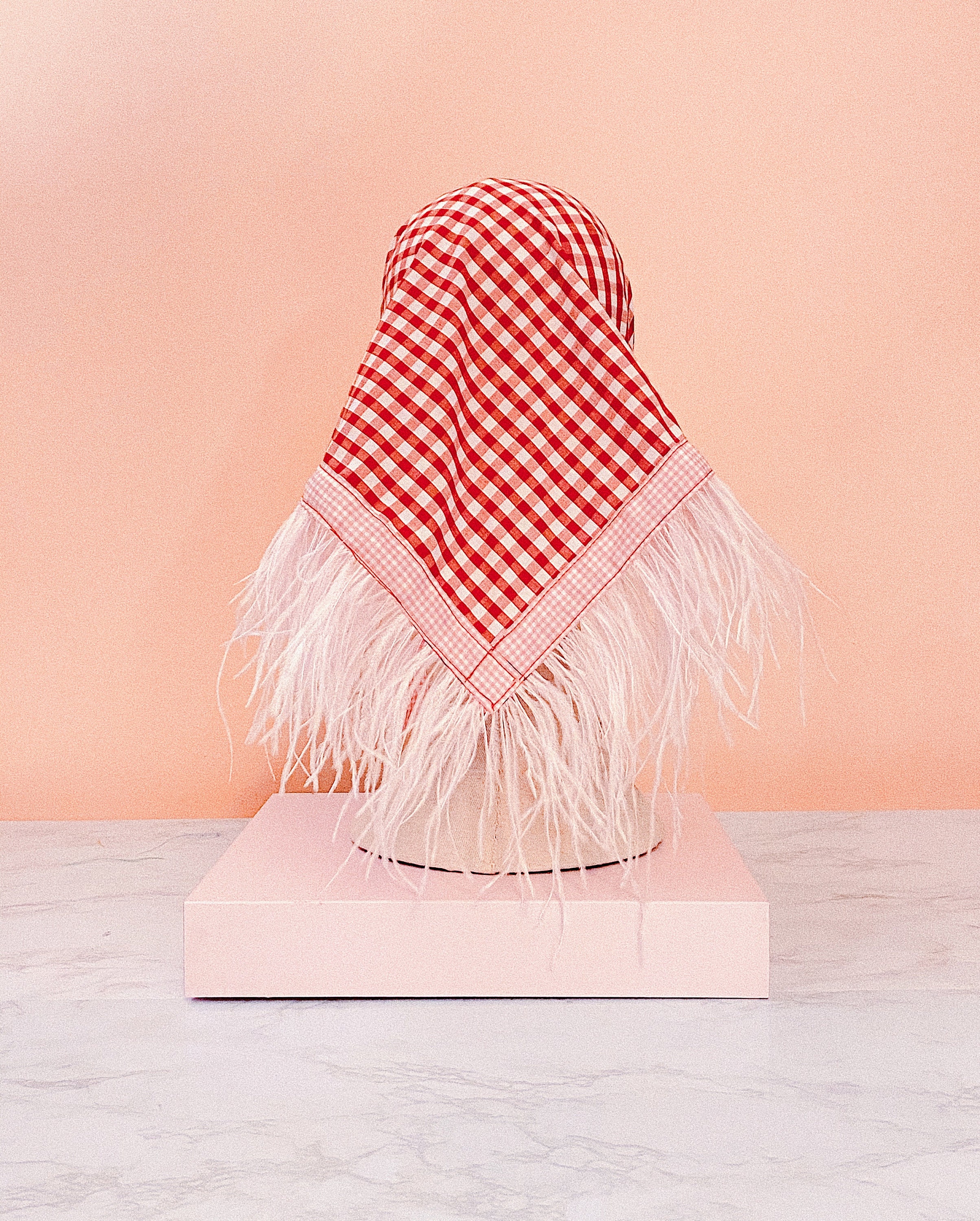 Fecha de picnic Red Gingham Pluma Bandana - Etsy España