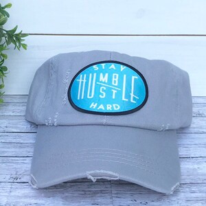 Stay Humble, Hustle Hard, Baseball Hat, Inspirational Hat - Etsy
