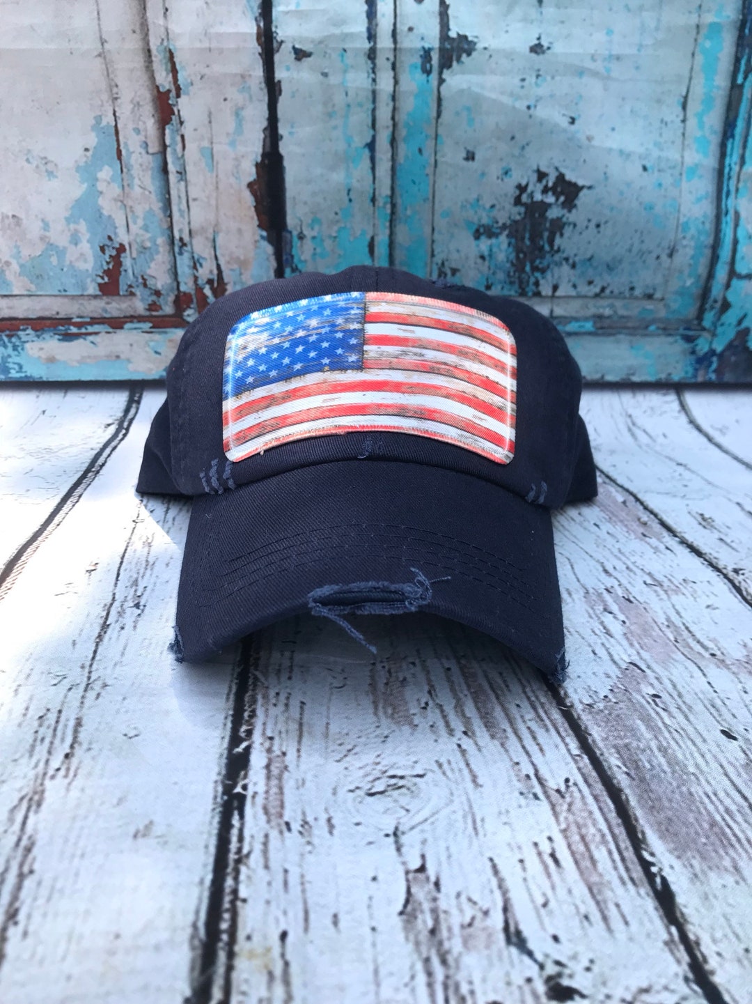 American Flag Patch Hat | Patriotic Hat | American Hat | Flag Hat | Hat ...