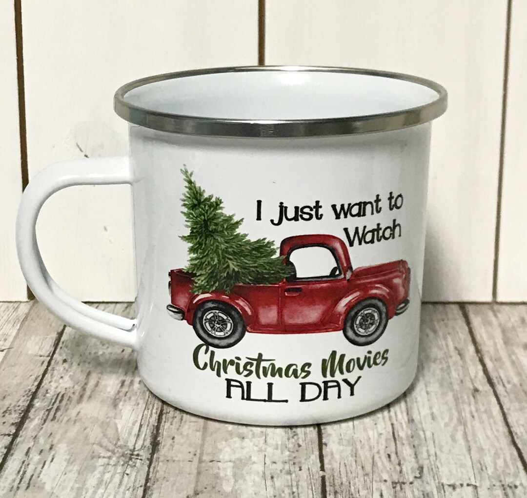 Red Truck Christmas Mug, Christmas Movie Coffee Mug, Christmas Cup ...