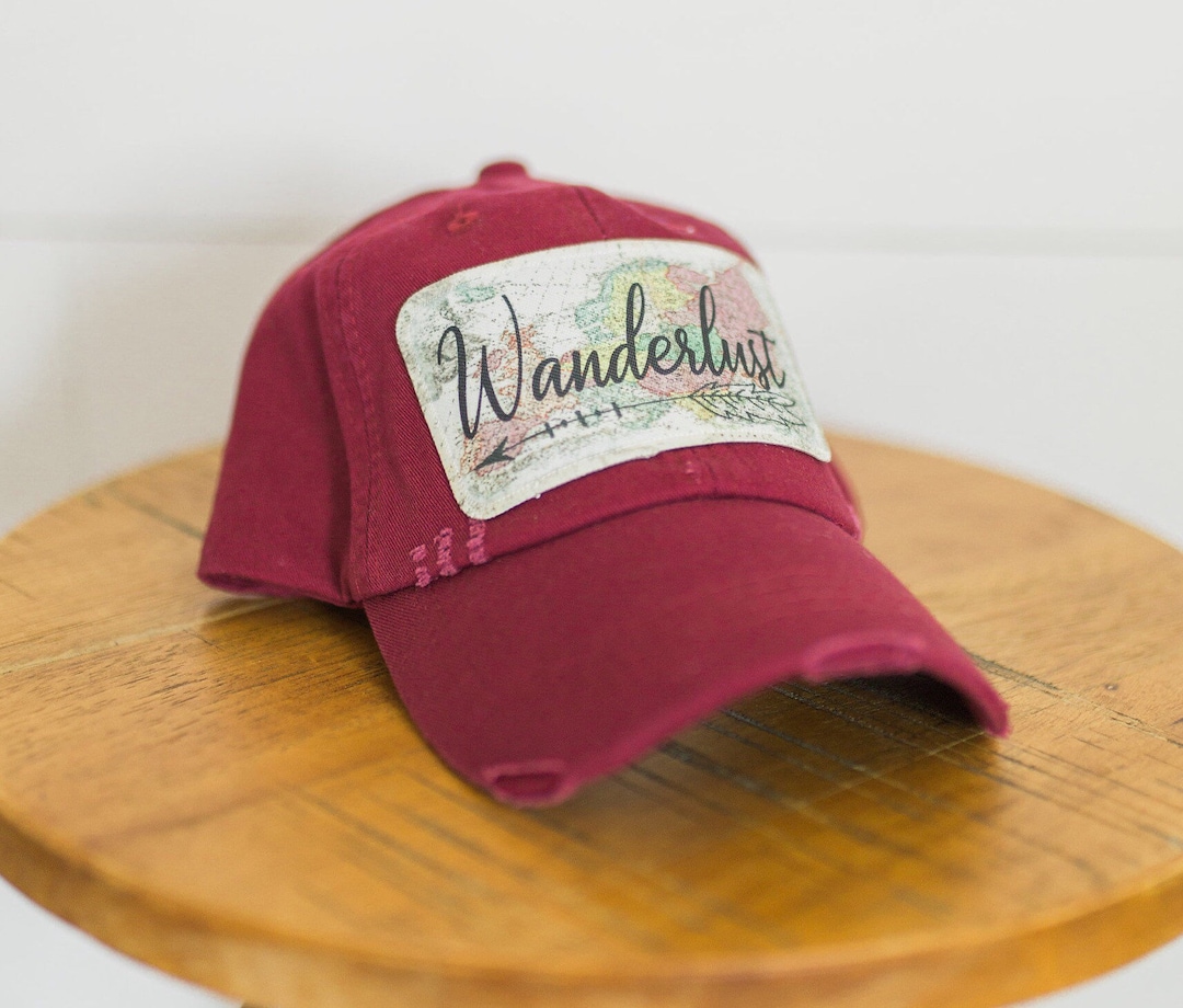 Wanderlust Hat | Baseball Hat | Travel Hat | Adventurer Hat ...
